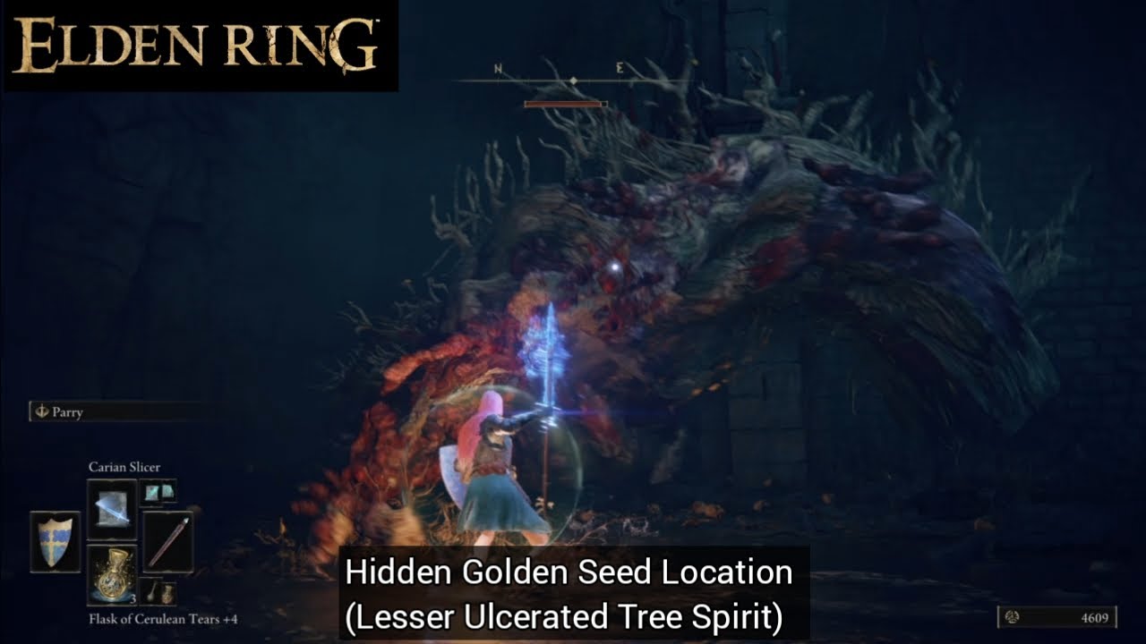 Elden Ring : Lesser Ulcerated Tree Spirit Stormveil Castle Location ...