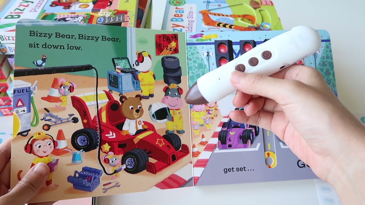 Bizzy Bear: Racing Driver 有聲硬頁操作書 音檔試聽 - YouTube