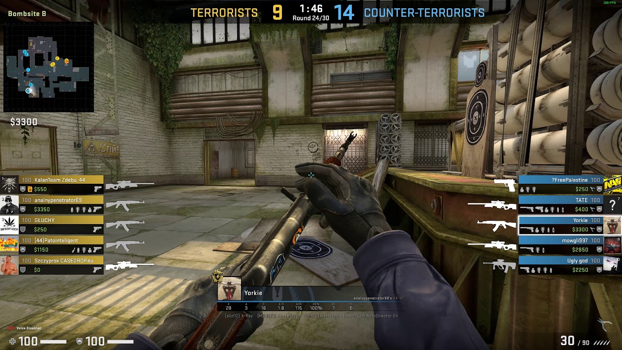 32 kill 100% hs game - YouTube