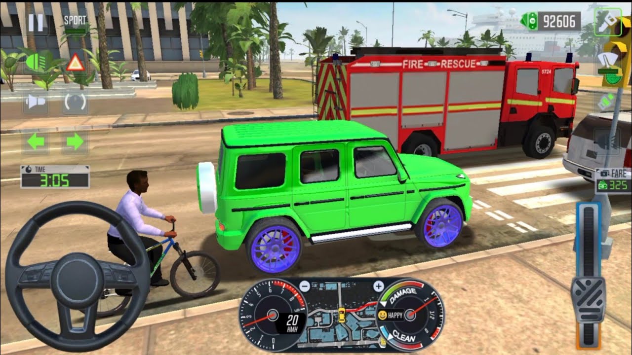 Taxi Sim 2022 Evolution Manual Gear G-Wagon - Taxi Sim Game Play - Taxi ...
