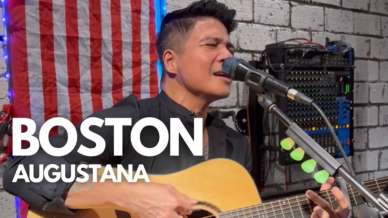Boston - Augustana Acoustic Cover by Joven Goce - YouTube