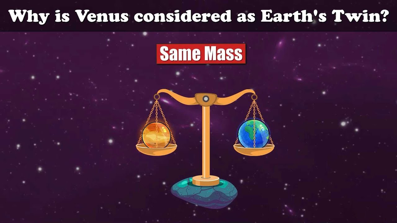 Why is Venus considered as Earth's Twin? + more videos | #aumsum #kids #children #space - YouTube