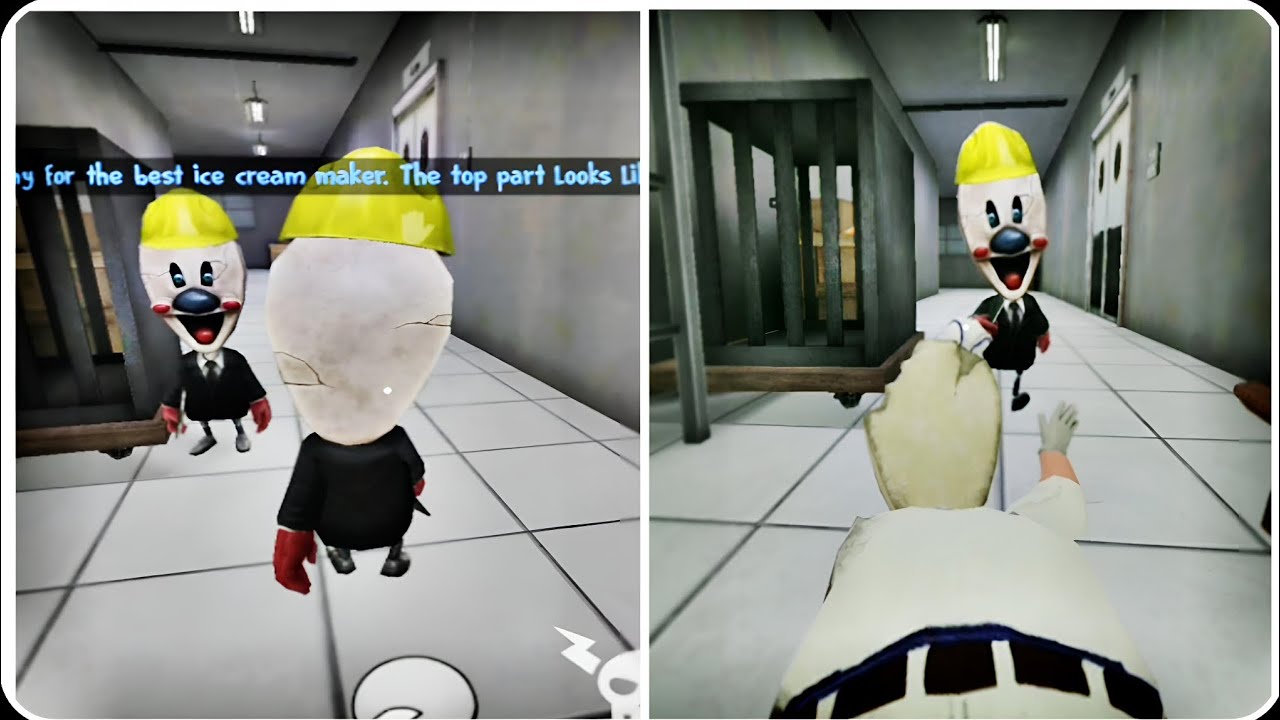 Ice Scream 8 Playing As Rod VS Ice Scream 4 Playing As Mini Rod - YouTube