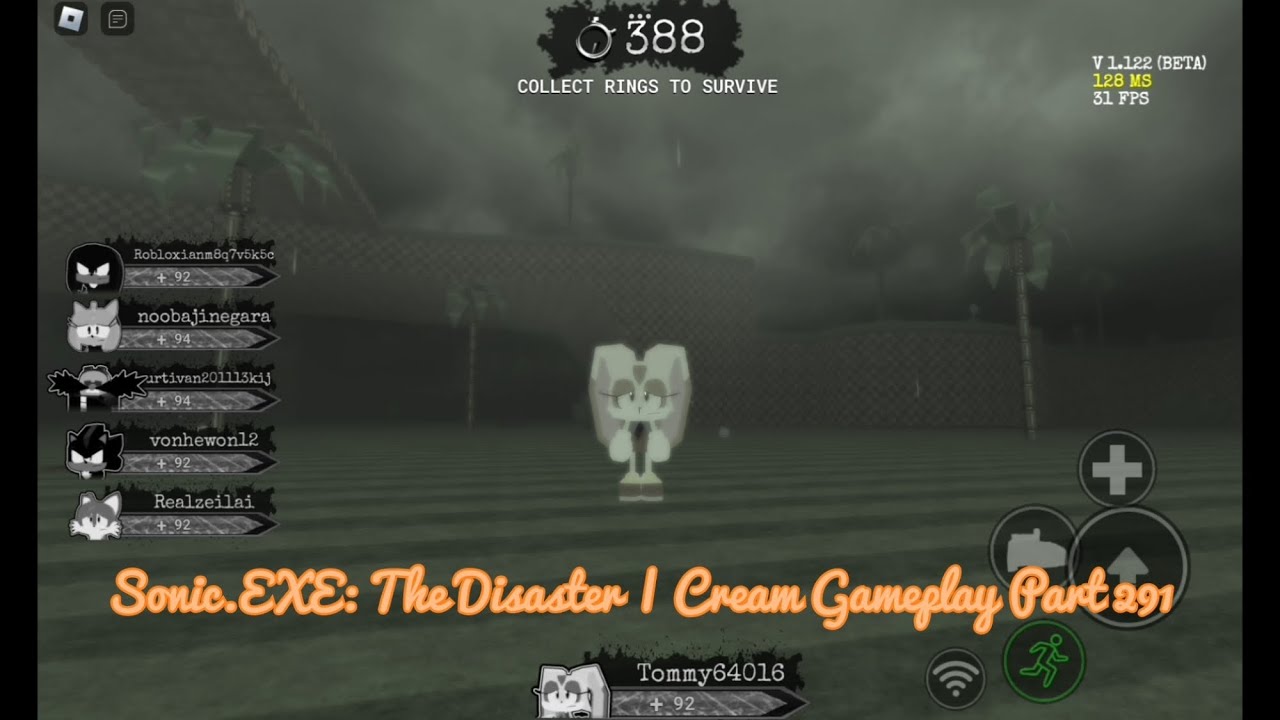 Sonic.EXE: The Disaster | Cream Gameplay Part 291 - YouTube