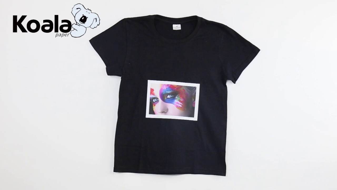 DIY Dark Shirt-koala Transfer Paper - YouTube