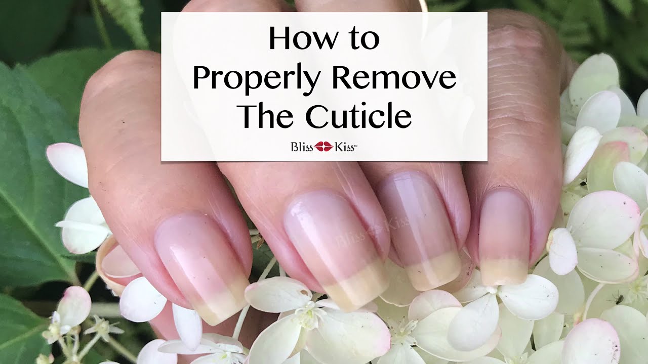 How to Properly Remove The Cuticle without Destroying Yourself - YouTube