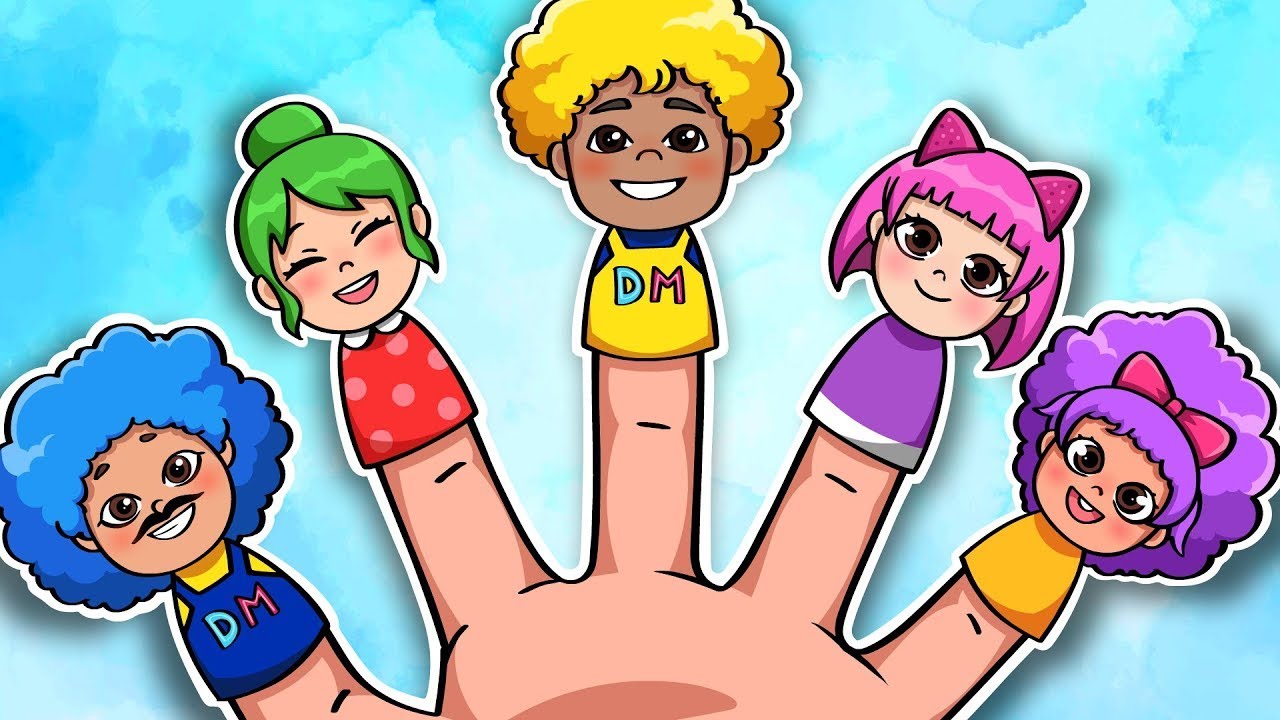 Finger Family | Nursery Rhymes & Kids Songs | Dolly Molly Cartoons ...