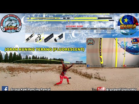 REVIEW | TESTING surf rod BANAX LEGEND SURF 450🔥🔥 JORAN PANTAI | 4 JAN ...