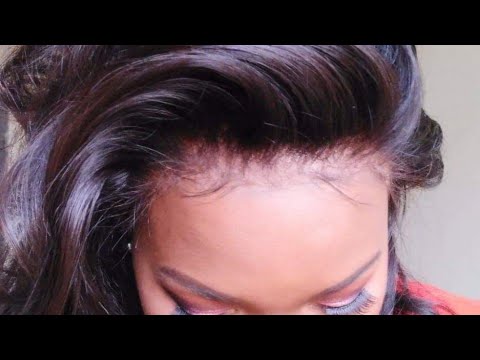 Comment poser une perruque avec colle - YouTube