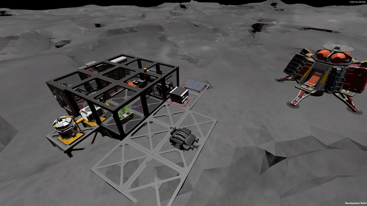 Stationeers: 4x thirst and hunger - moon, starting base - go with the ...