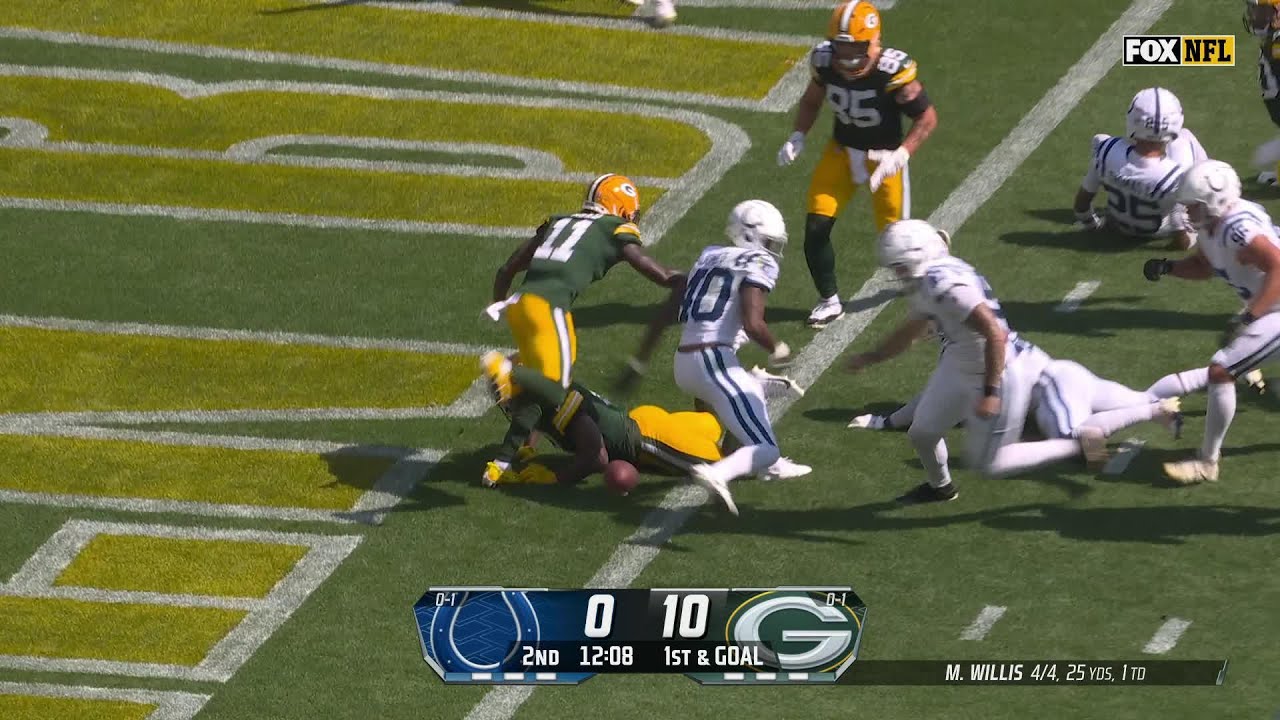 Would-be TD becomes fumble into end zone thanks to Zaire Franklin's ...