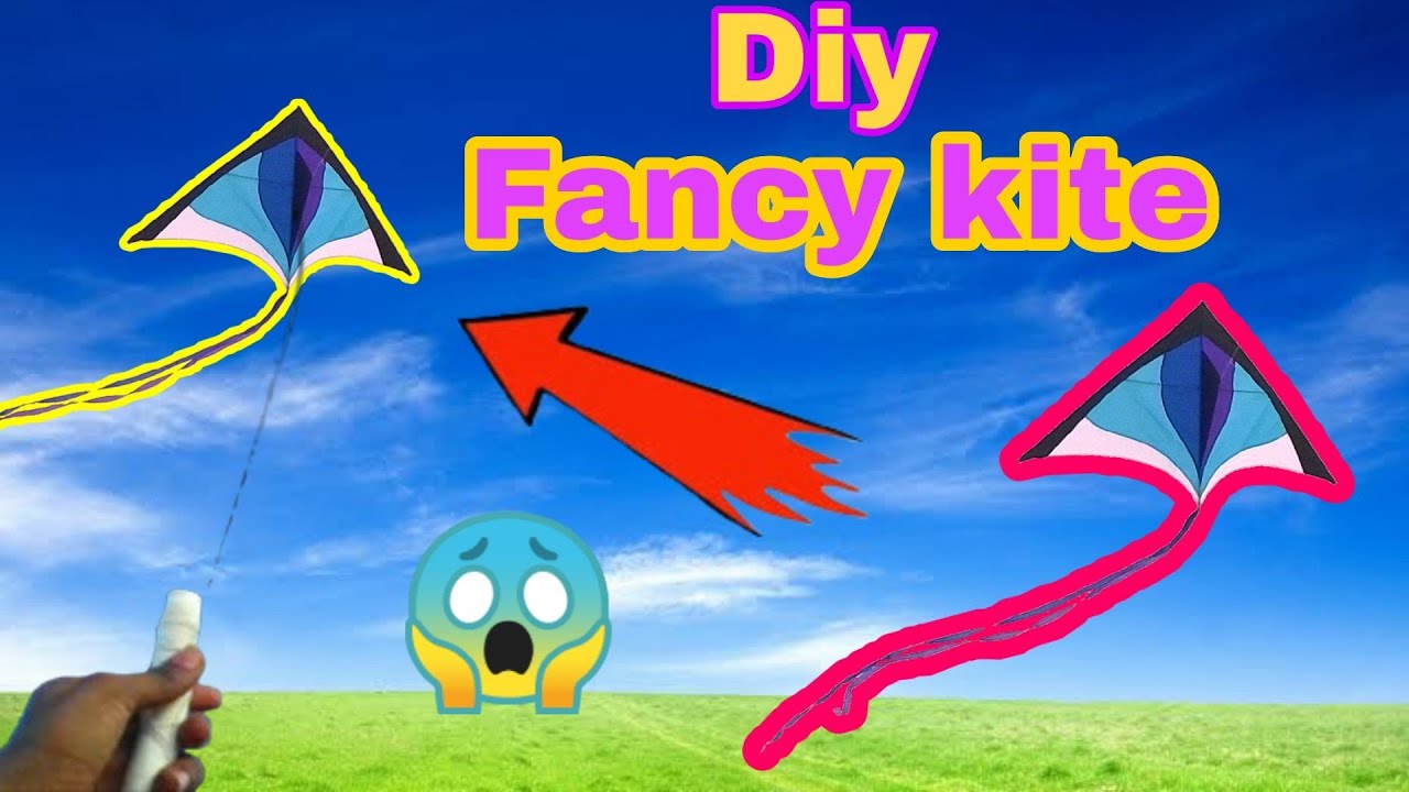 how to make fancy kite with plastic bag , Diy fancy kite , Fancy kite ...
