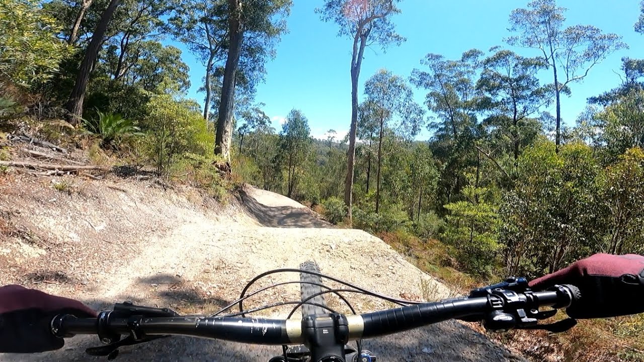 Narooma Mountain Biking - accidental massive gap jump! (Chilli & Lime ...