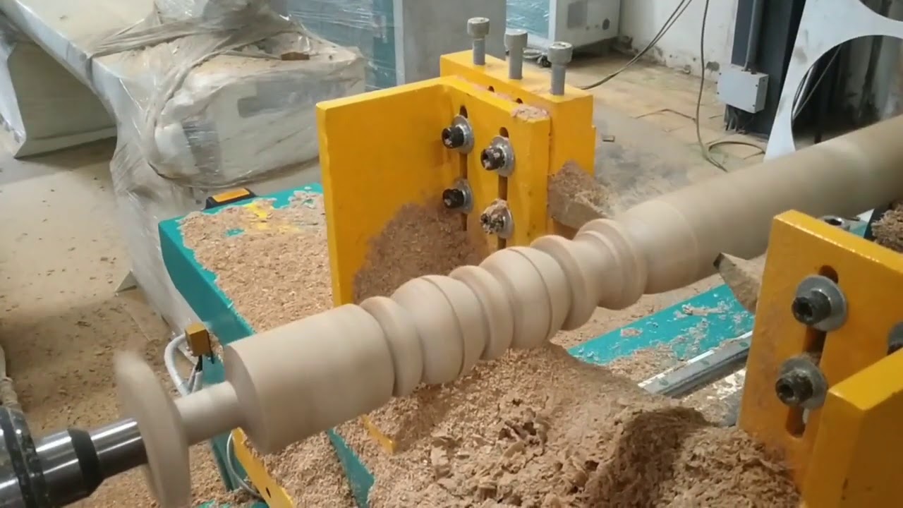 CNC Wood Turning Lathe NR 147 Nihar Industries YouTube