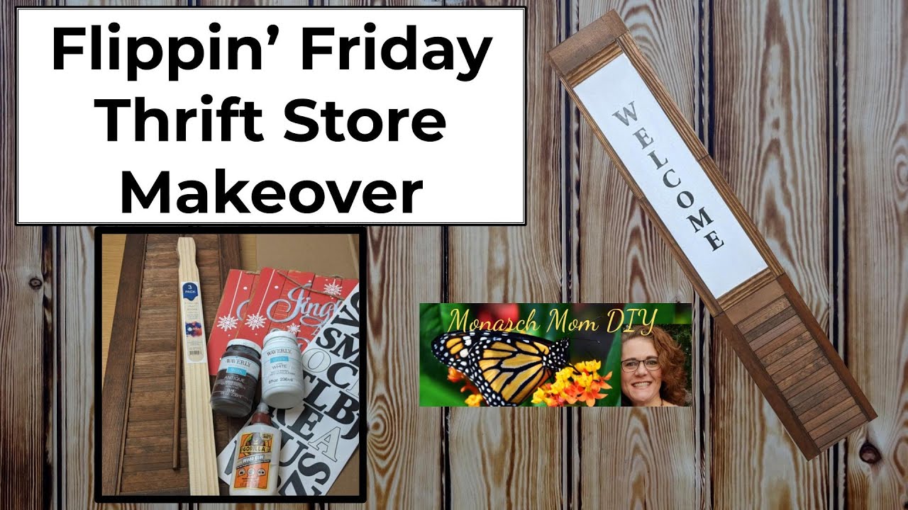 HIGH END FARMHOUSE HOME DECOR FLIPPIN FRIDAY THRIFT STORE MAKEOVER ...