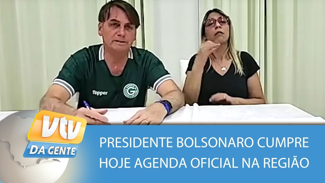 Presidente Bolsonaro cumpre hoje agenda oficial na região - YouTube
