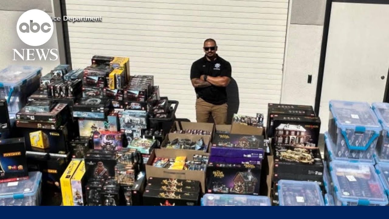 Authorities bust crime ring stealing and reselling Legos - YouTube