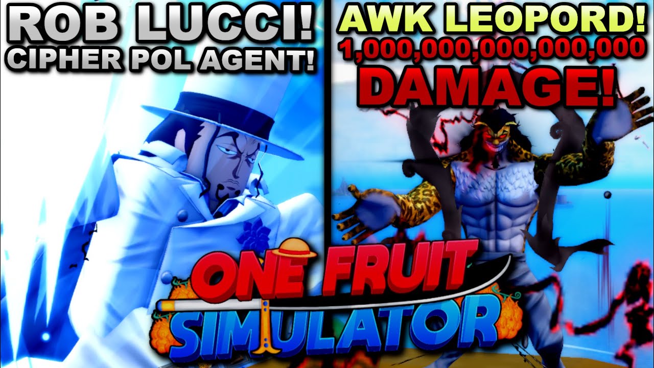Becoming Rob Lucci (Awk Leopard Fruit!) In Roblox One Fruit... Here's ...