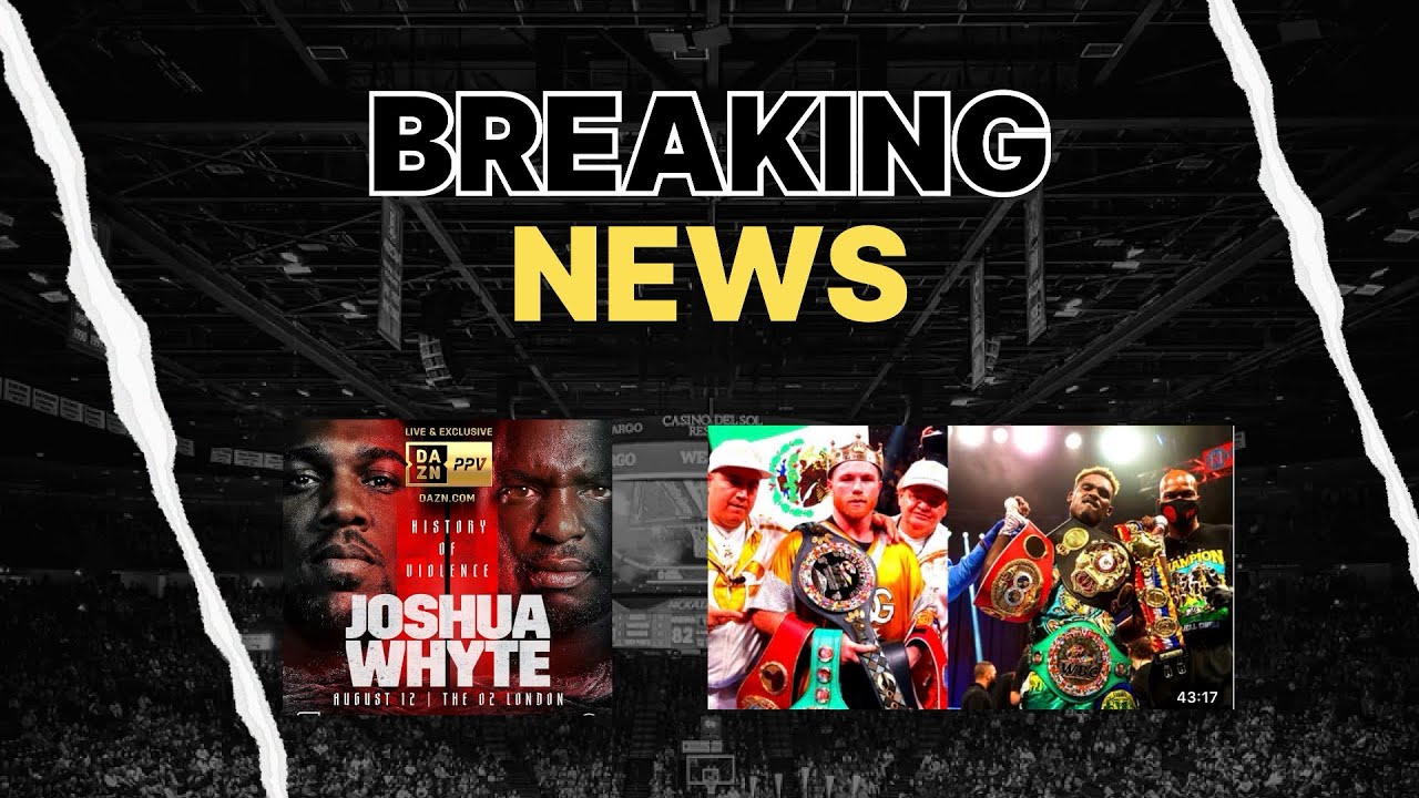 Anthony Joshua Vs Dylan White 2 Announced - YouTube