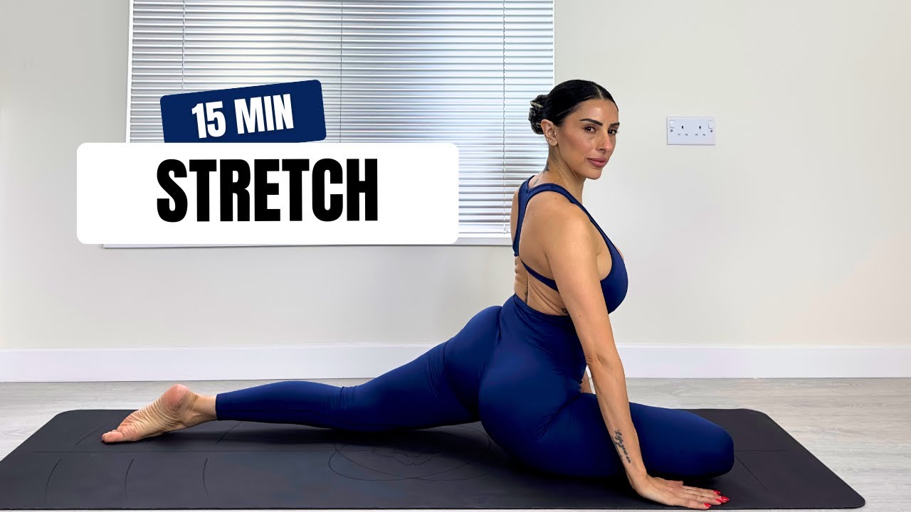 15 min Full Body STRETCH - Enhance Mobility & Flexibility, Stress ...