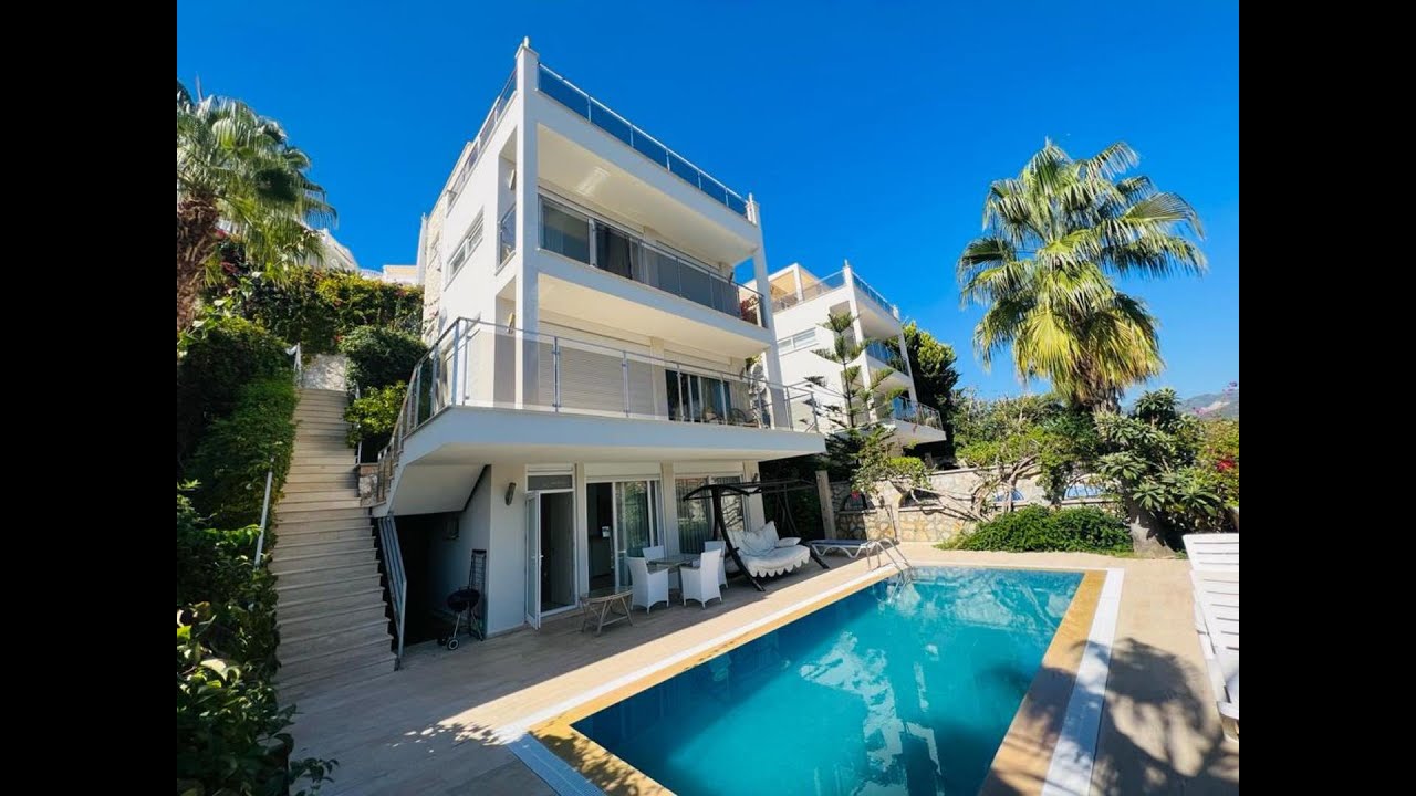 4 Room Furnished Cheap Triplex Villa home for sale in Konakli Alanya ...