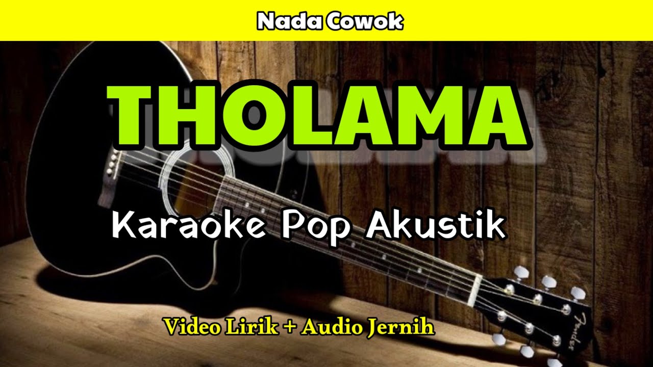 Tholama Asyku Ghoromi | Karaoke Lirik Audio Jernih - YouTube