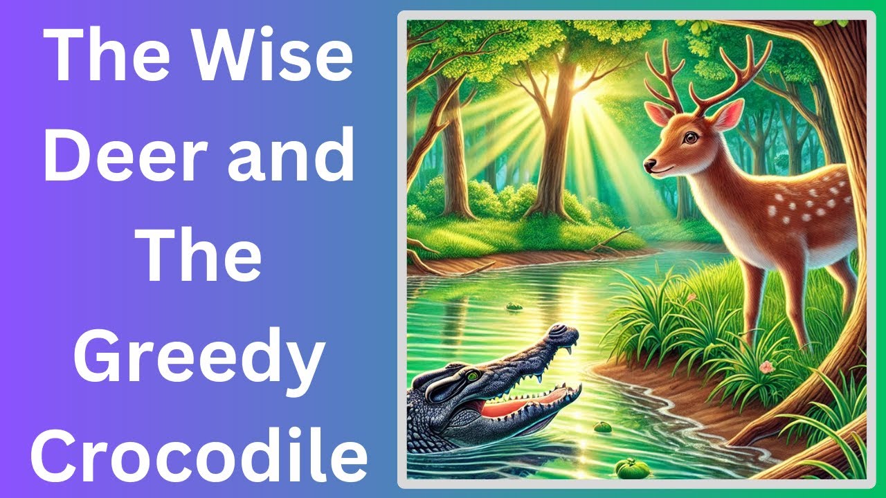 The Wise Deer & The Greedy Crocodile | Panchatantra Story|बुद्धिमान हिरण और लालची मगरमच्छ की ...