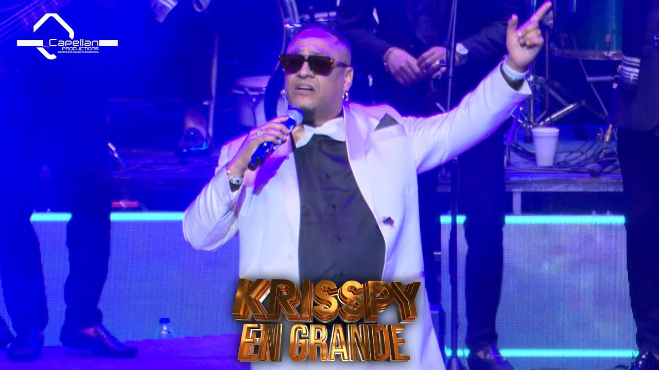 Krisspy en Grande Concierto - Opening #añosdorados #merengue - YouTube