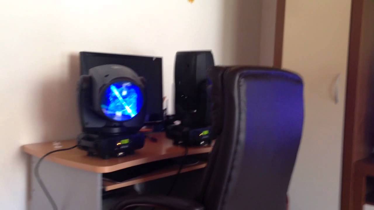 ADJ inno beam led - YouTube