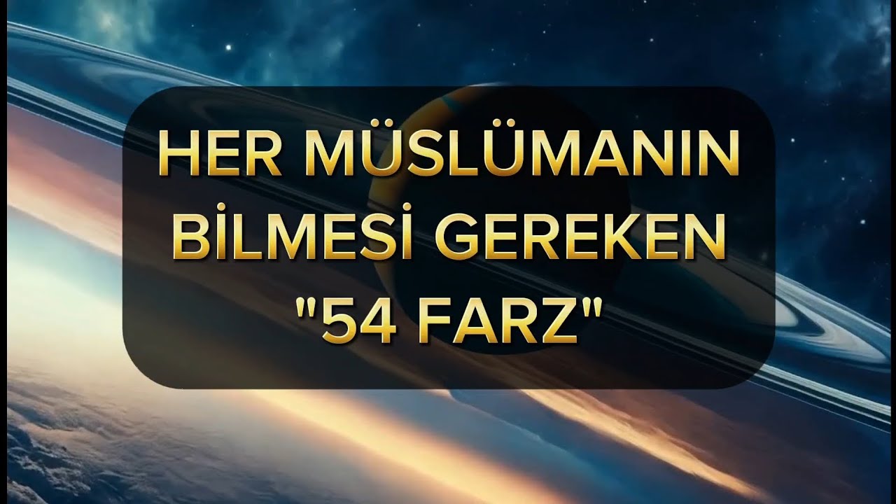 54 Farz: İslam’ı Daha İyi Yaşamak İçin Bilmen Gerekenler! #allah #iman ...