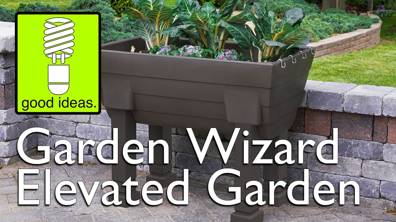 Garden Wizard Elevated Garden upgraded - YouTube