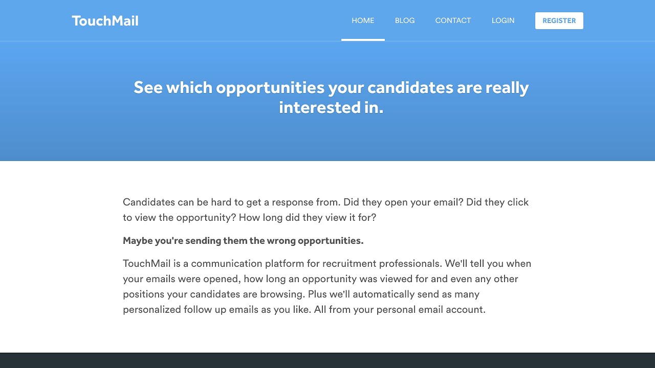 TouchMail Prospecting with Email Hunter Demo - YouTube