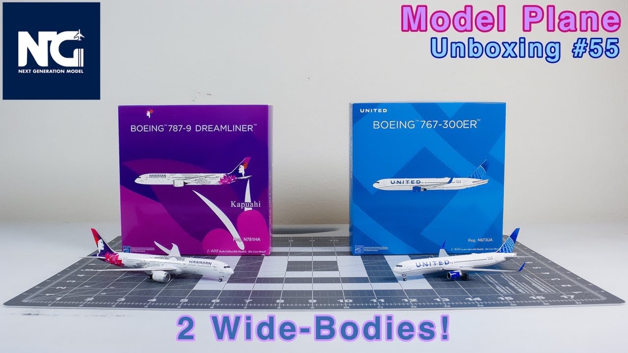 2 NG Wide-Bodies!| NG Models| Model Plane Unboxing #55 - YouTube