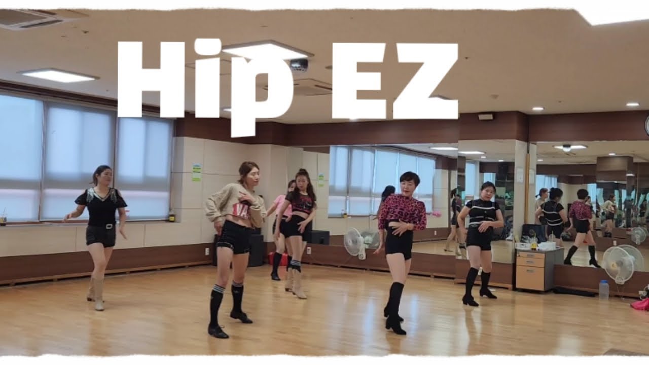 Hip EZ/2024 마라톤6번곡/왕초급/Line Dance/대한라인댄스연맹 - YouTube