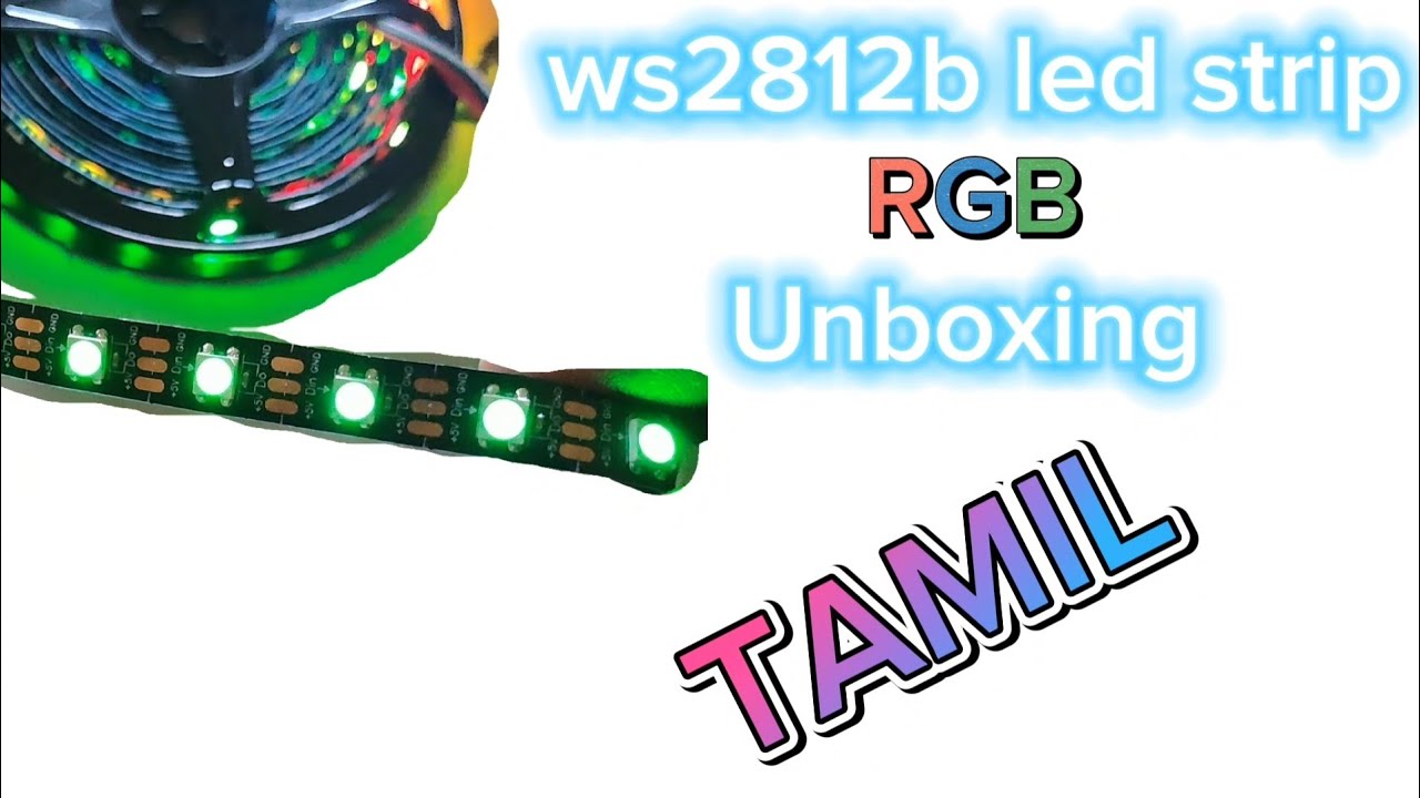 ws2812b led strip boxing MMT Electronics - YouTube