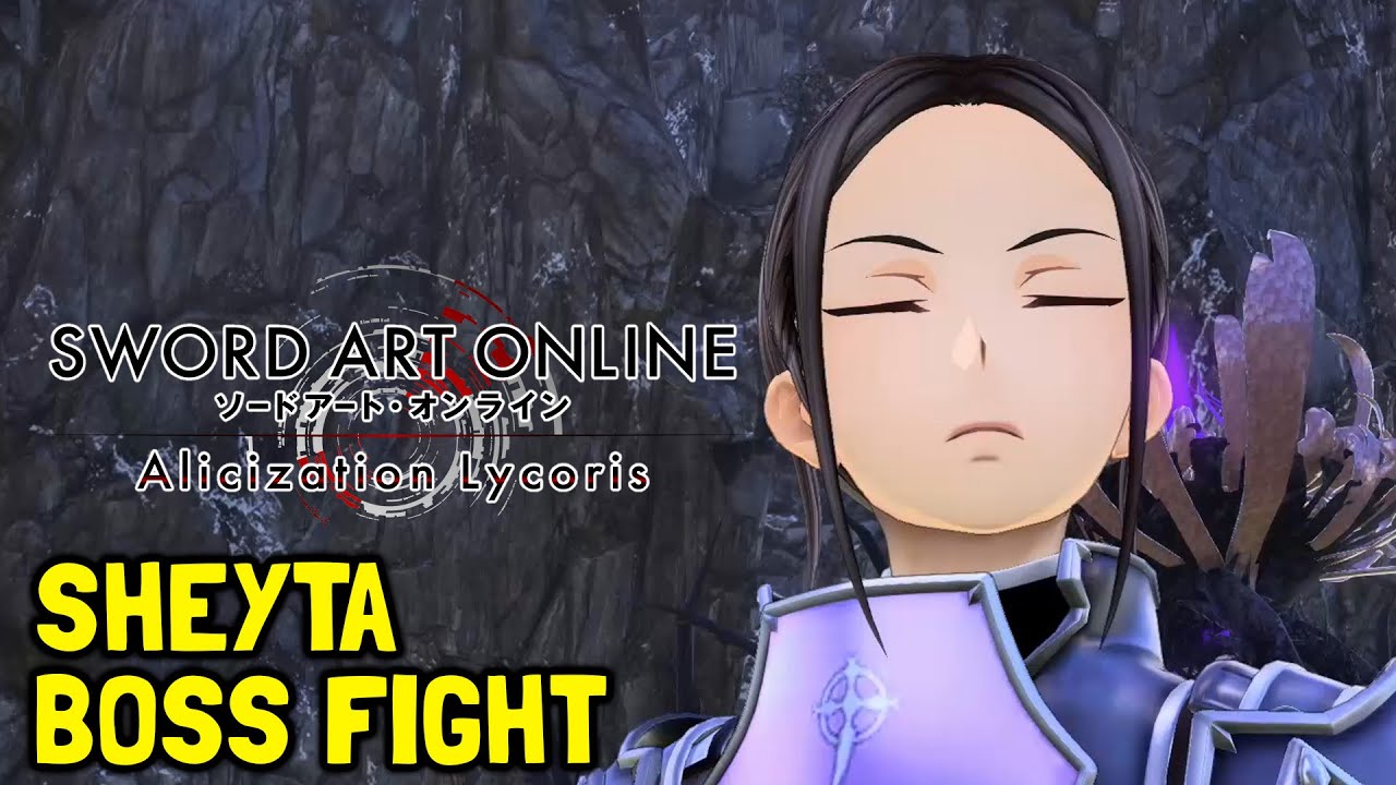 Sword Art Online Alicization Lycoris Sheyta Boss Fight (2nd Encounter ...