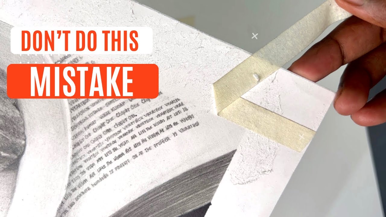 Best trick to use masking Tape on Paper - YouTube