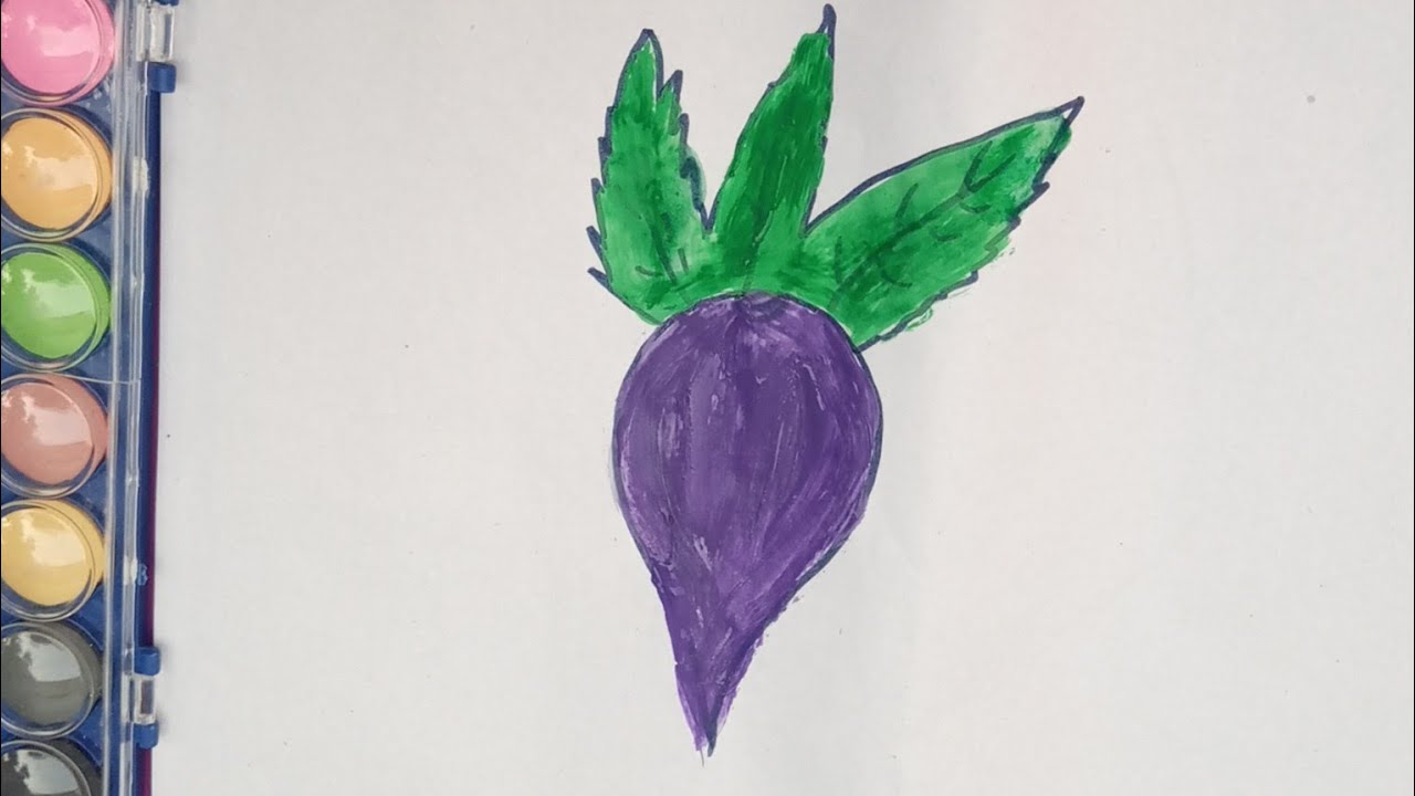 How To Draw a Eggplant/Learn How To Draw a Eggplant/ Easy Method To ...