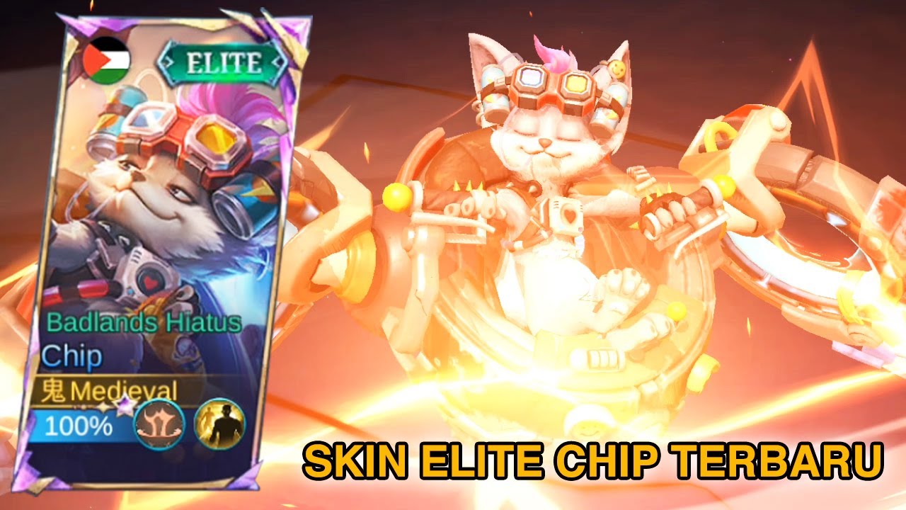 GAMEPLAY SKIN ELITE BARU HERO CHIP BADLAND HIATUS | MOBILE LEGEND - YouTube
