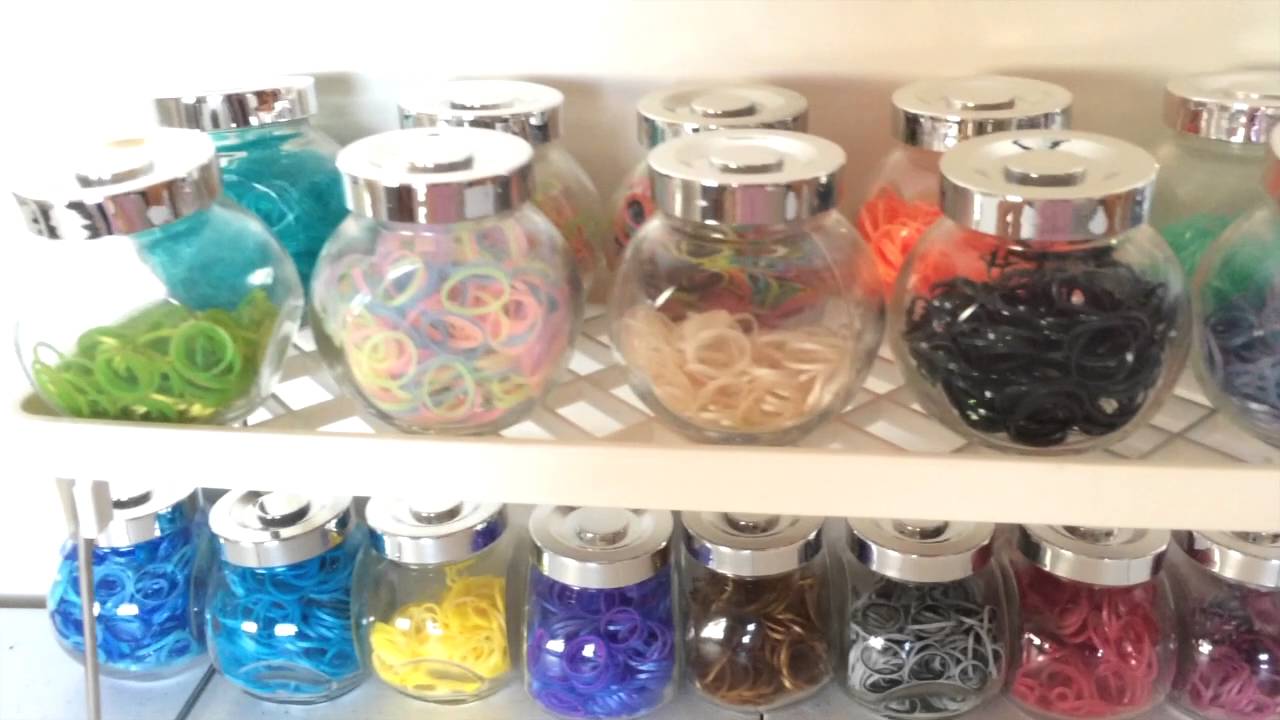 Rainbow Loom Storage Tour - YouTube