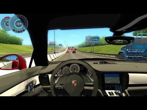 Porsche Panemera çılgın makaslar