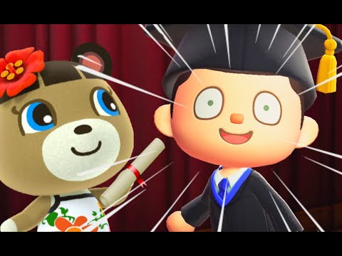 My viewers surprised me with an Animal Crossing Graduation! Animal ...