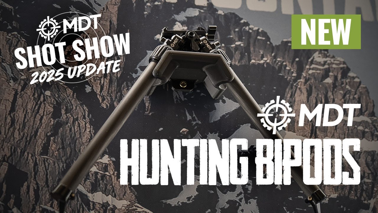 5 Ounce MDT Hunting Bipod // Shot Show 2025 - YouTube