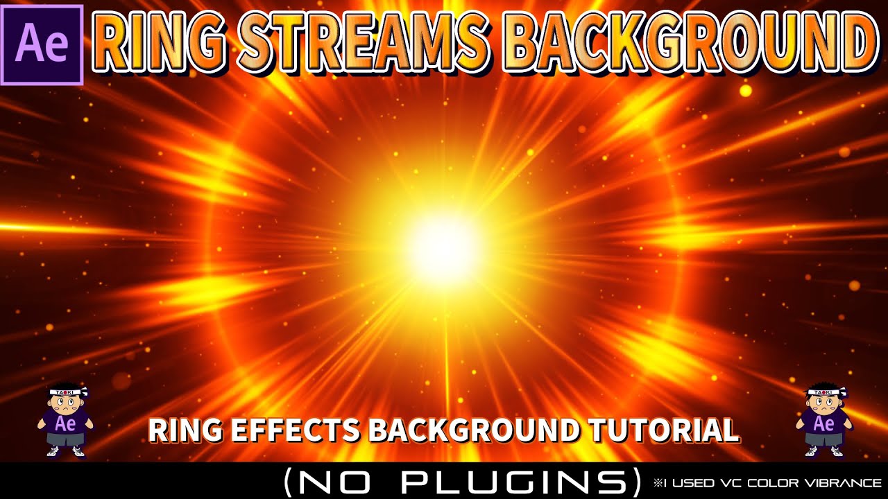 Ring Streams BACKGROUND in After Effects【Image Background】【Game Effect ...