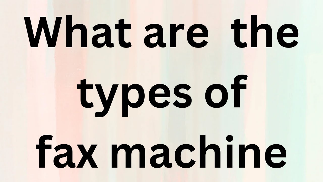 Today lecture || types of fax machine || it series || it zainab 315 ...
