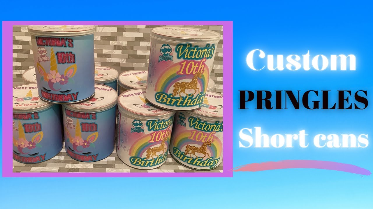 HOW TO: PRINGLES customized wrapper and assembly | Customized Pringles ...