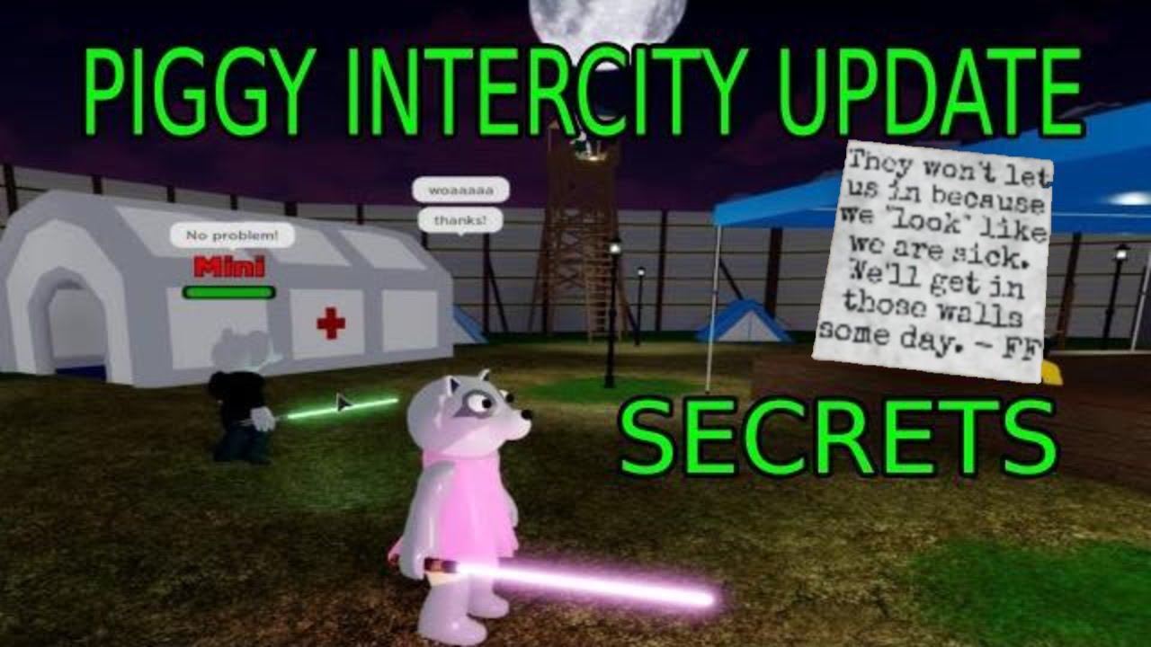 PIGGY INTERCITY UPDATE SECRETS LIVE !! PIGGY INTERCITY NOTES AND CODES ...