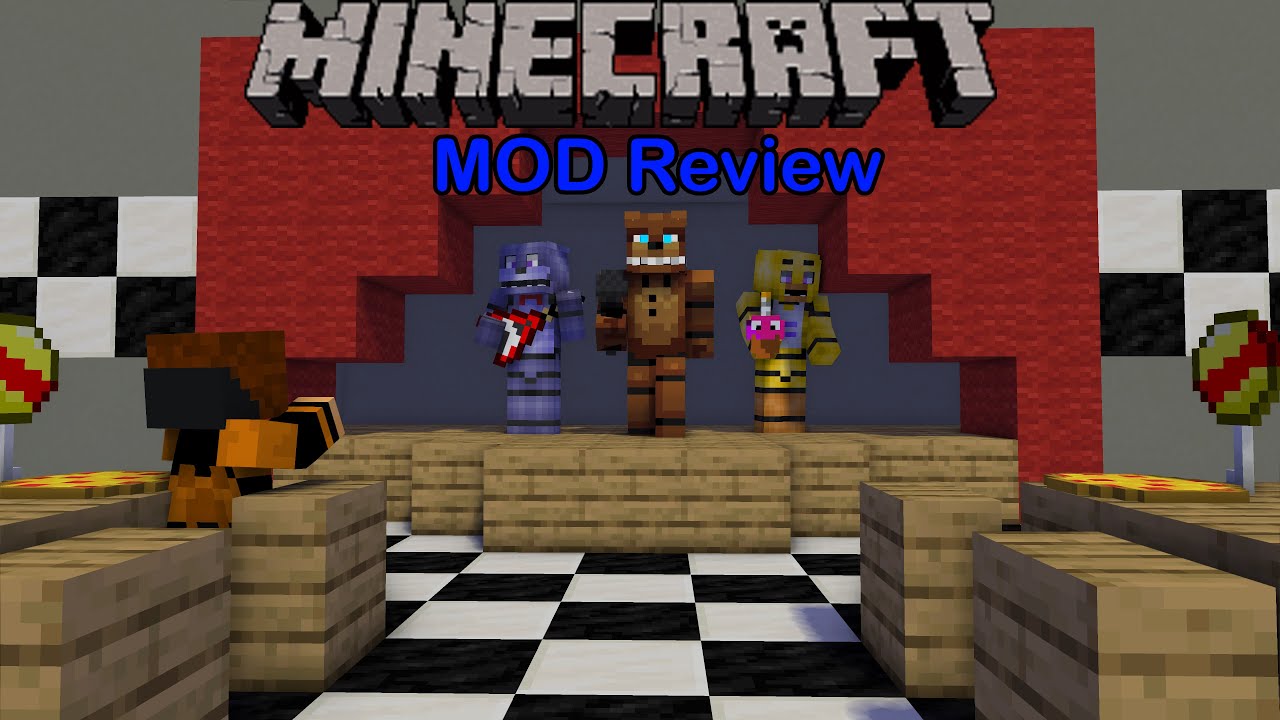Five Nights At Freddyscraft Mod Review Los Animatrónicos De Fnaf En Minecraft Minecraft 112