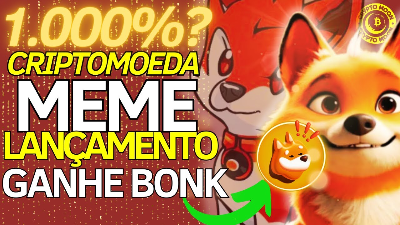 💣BOMBA! CRIPTOMOEDA MEME PAGA RECOMPENSA EM BONK 👀PODE FAZER 1000%? E ...