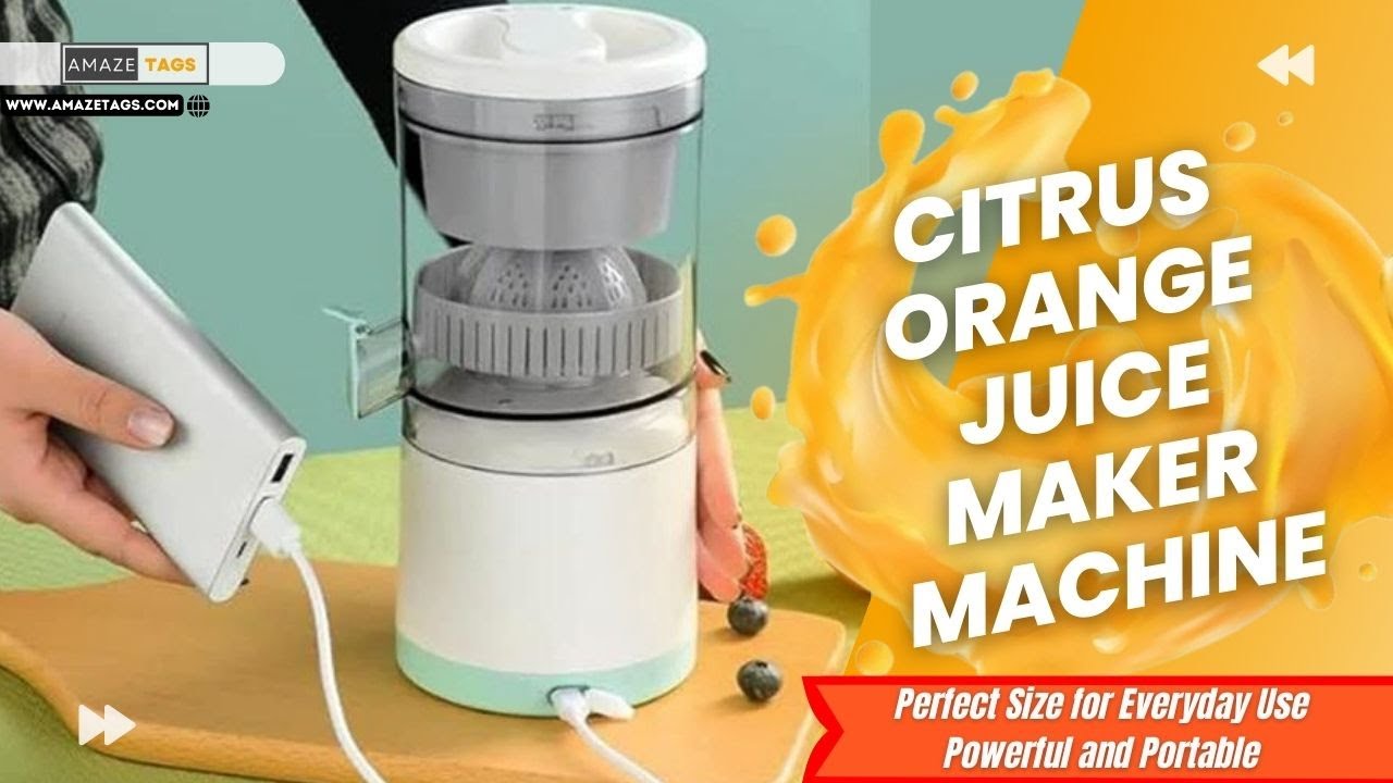 Citrus Orange Juice Maker Machine - YouTube